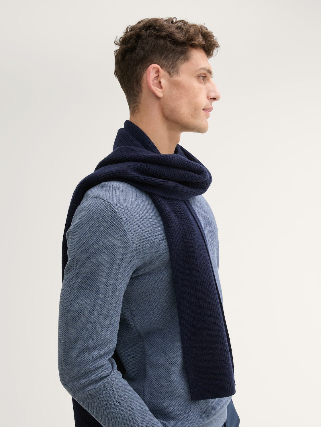 COSY KNITTED WOOL BLEND SCARF – Square Deal